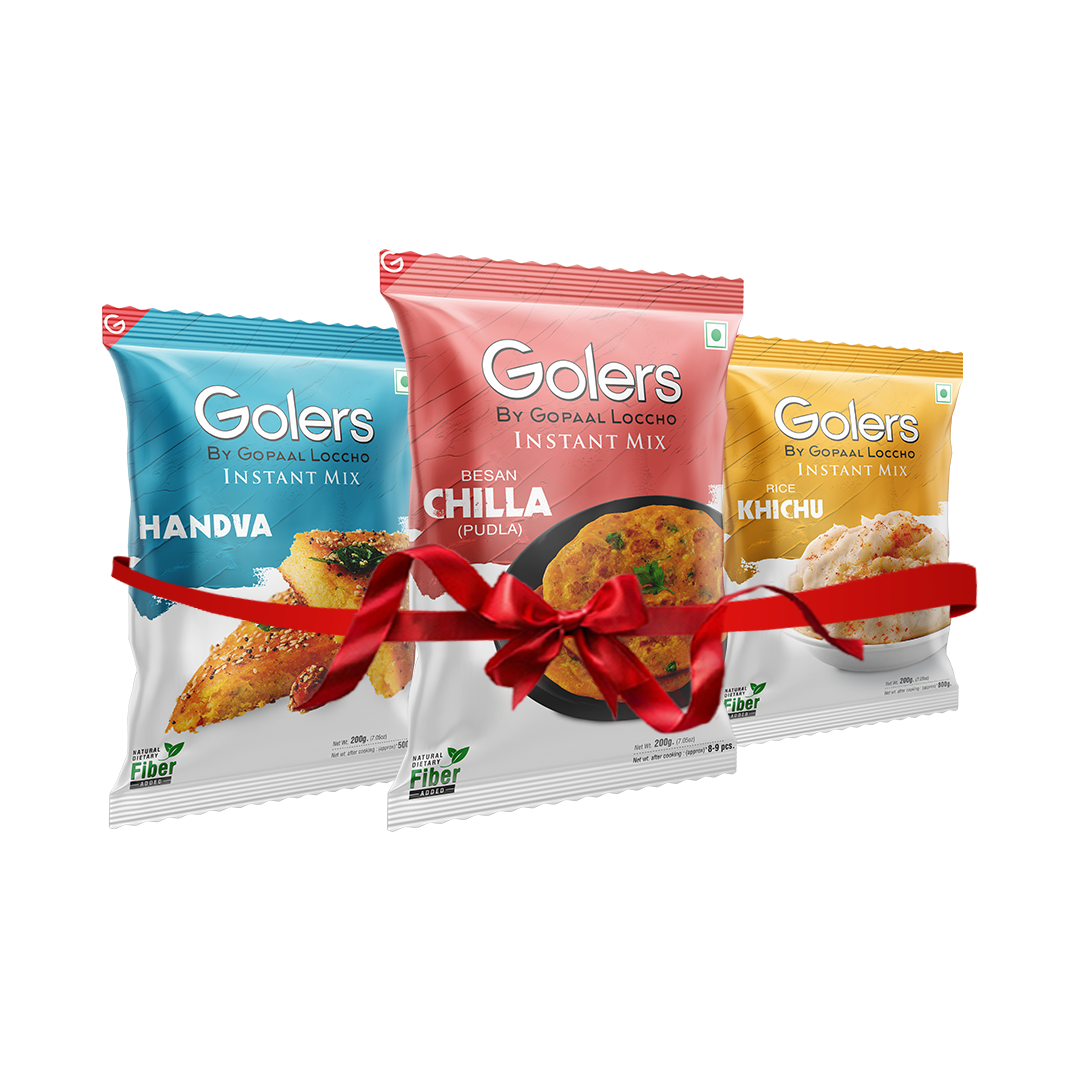 Instant Mix Besan Chilla(200g), Handvo(200g), Rice Khichu(200g) Pack O